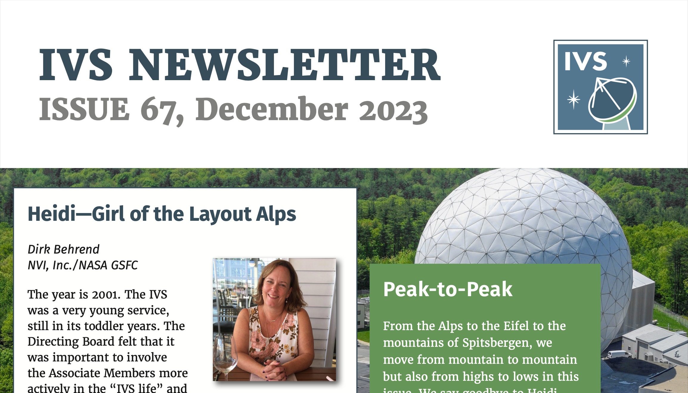 December 2023: IVS Newsletter, issue #67 - IVS